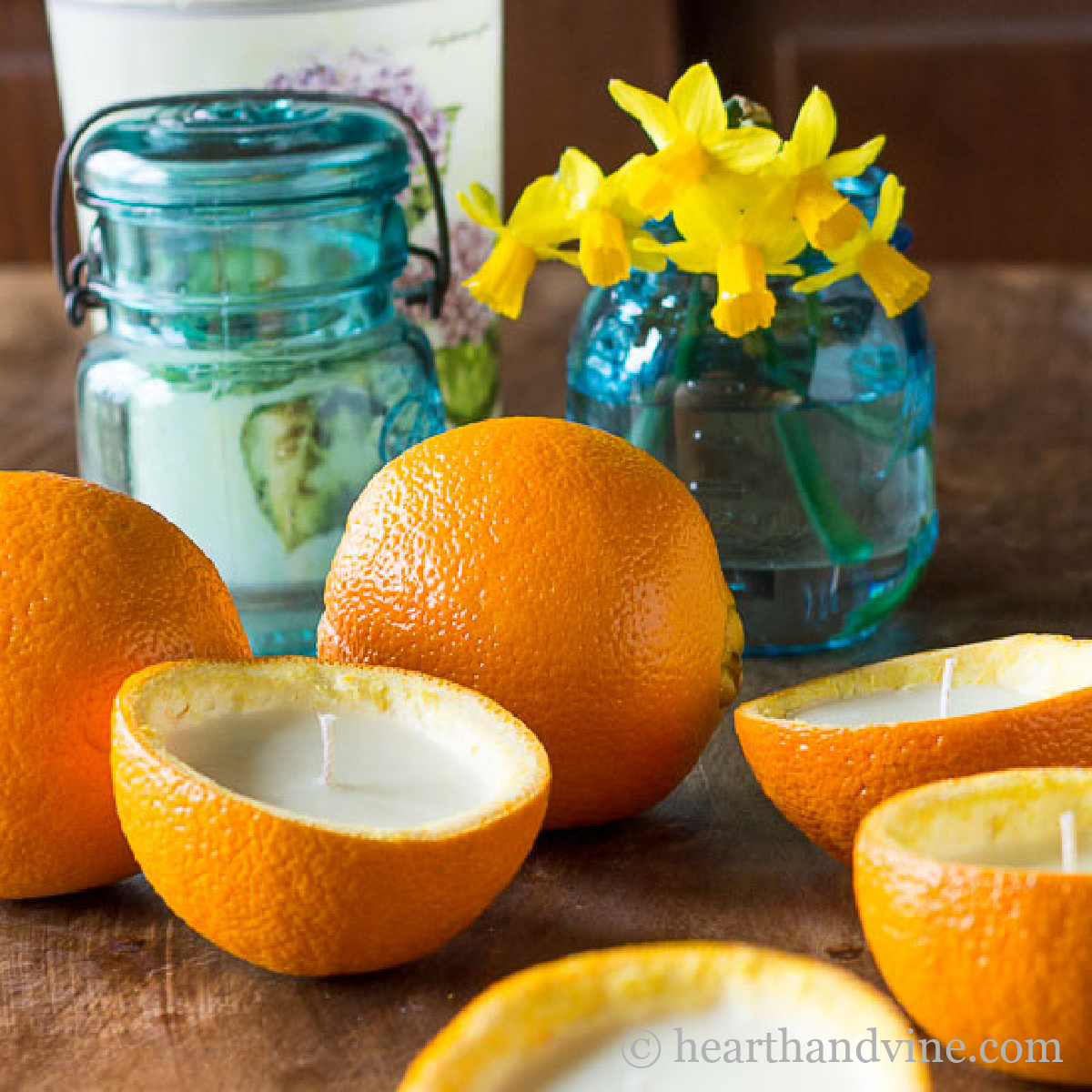 Diy Orange Candles Easy Tutorial Using Orange Peels