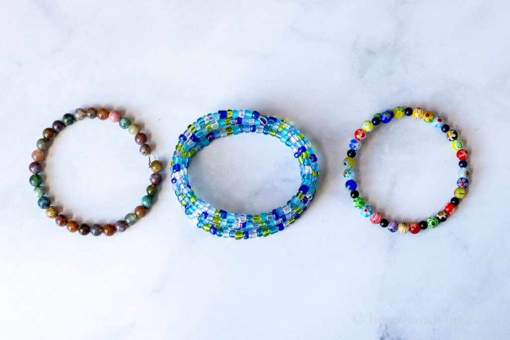 How to Make Memory Wire Bracelets - A Fun Rainy Day Craft