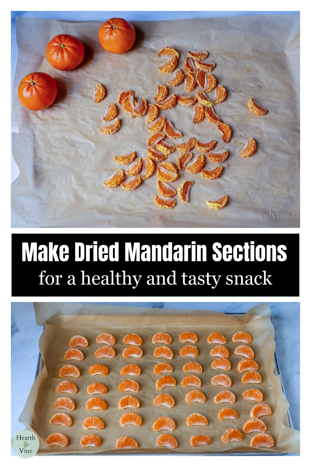 How to Dry Mandarin Oranges in the Oven
