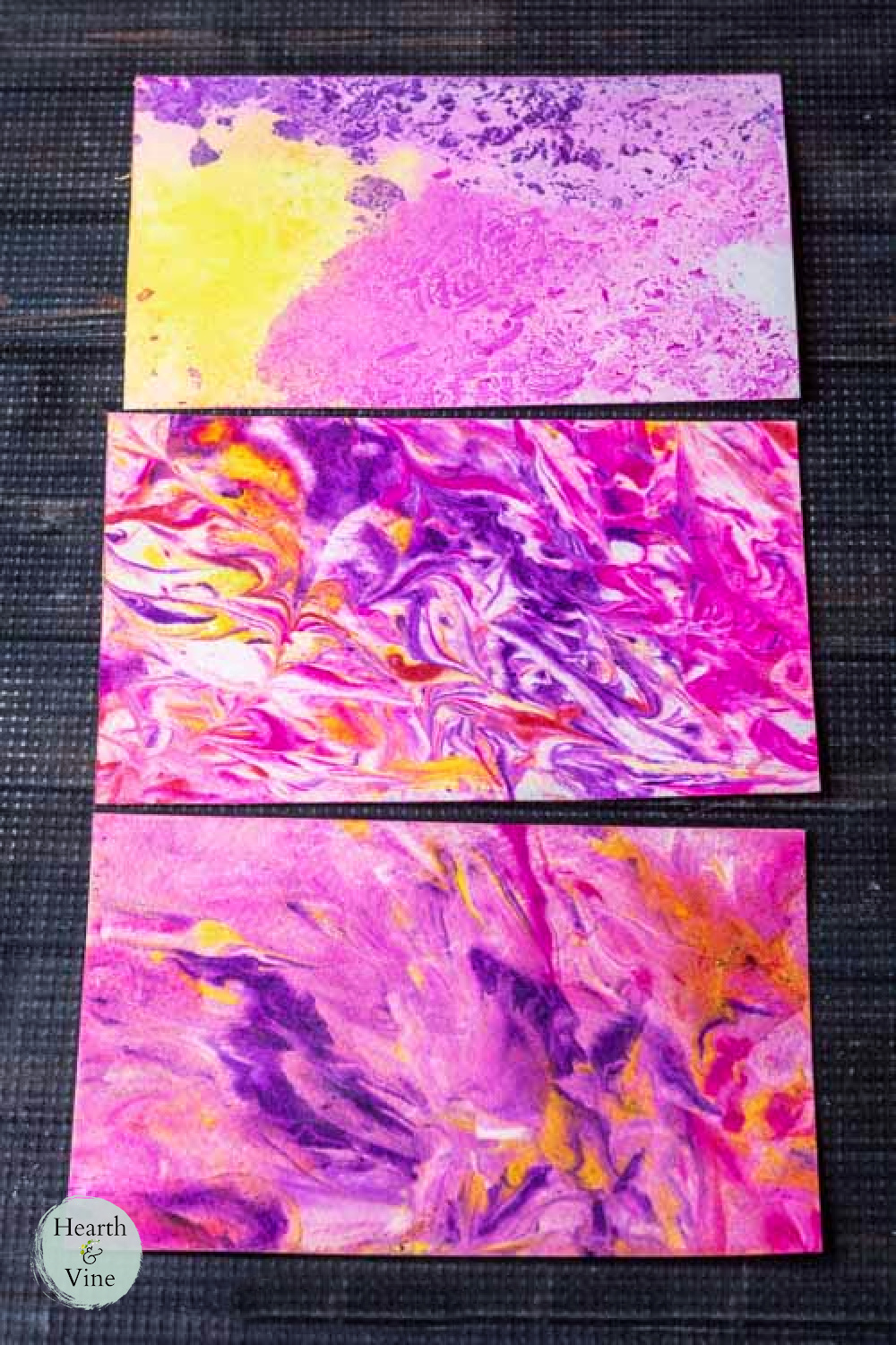 How To Marble Paper with Alcohol Inks - 2 Ways
