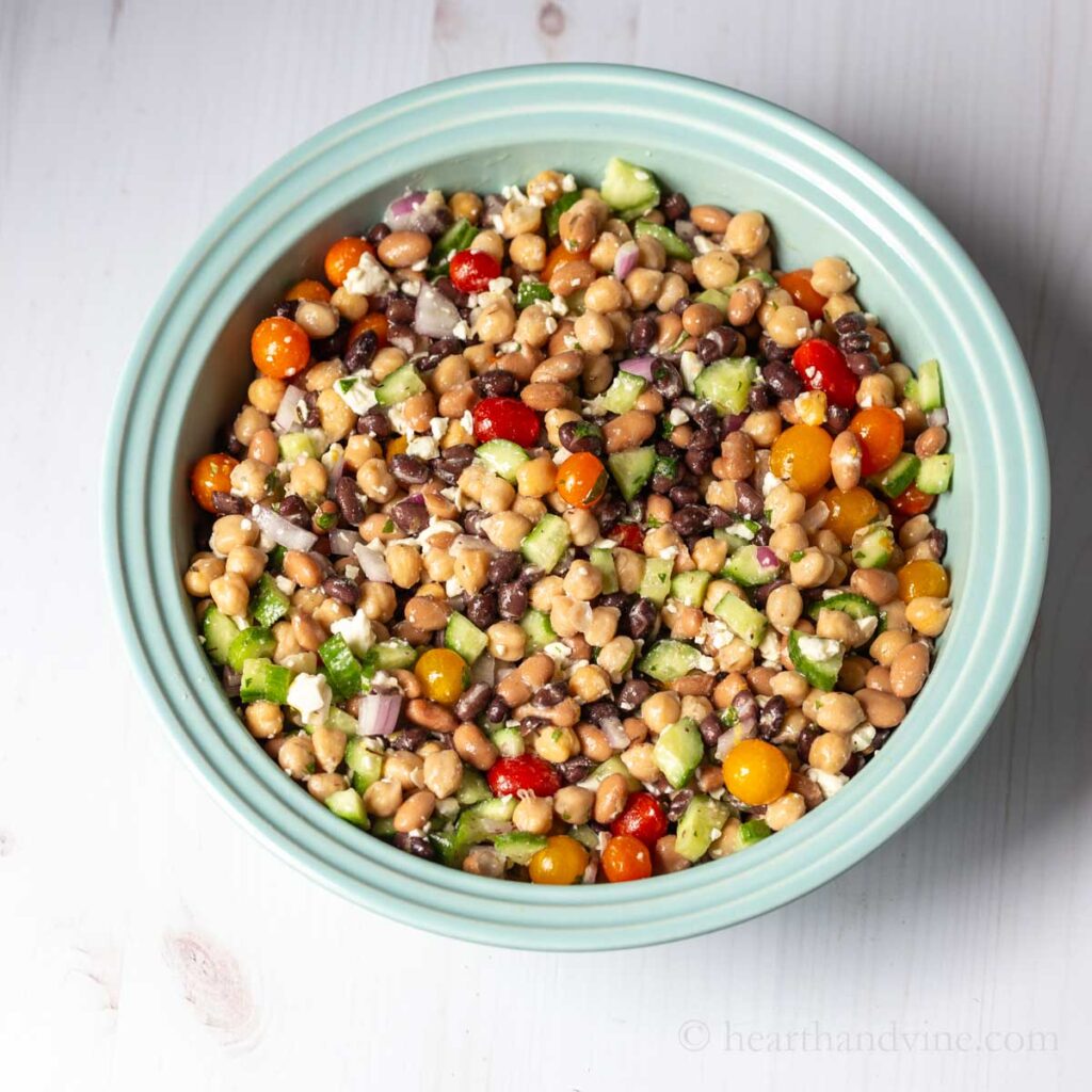 Dense Bean Salad - Flavorful and Filling