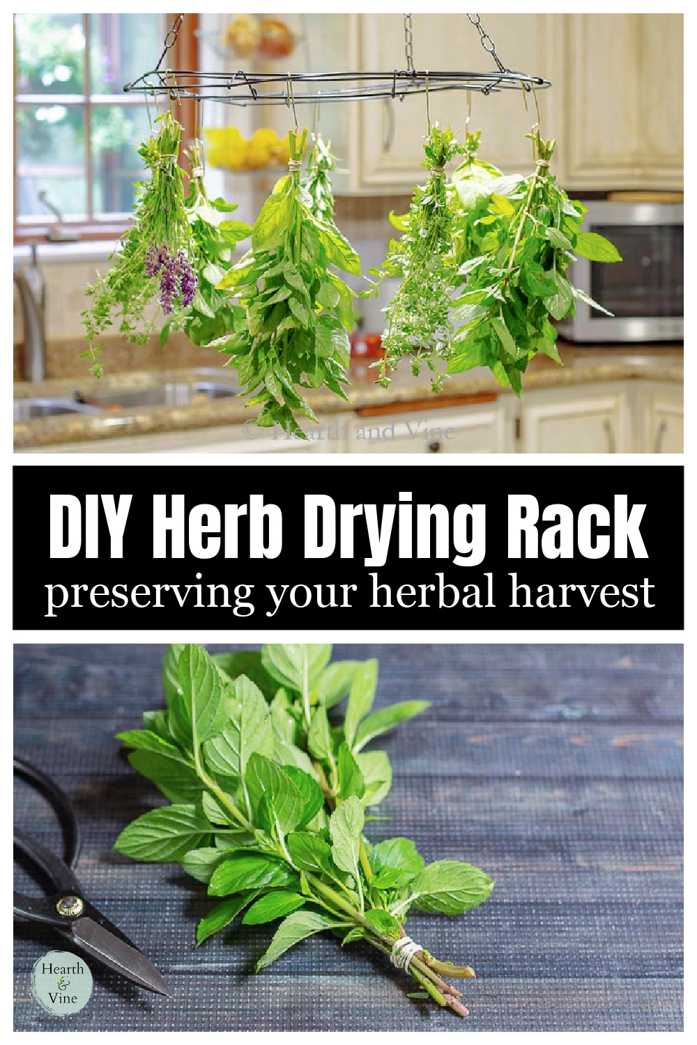 DIY Herb Drying Rack - Functional, Practical, and Beautiful