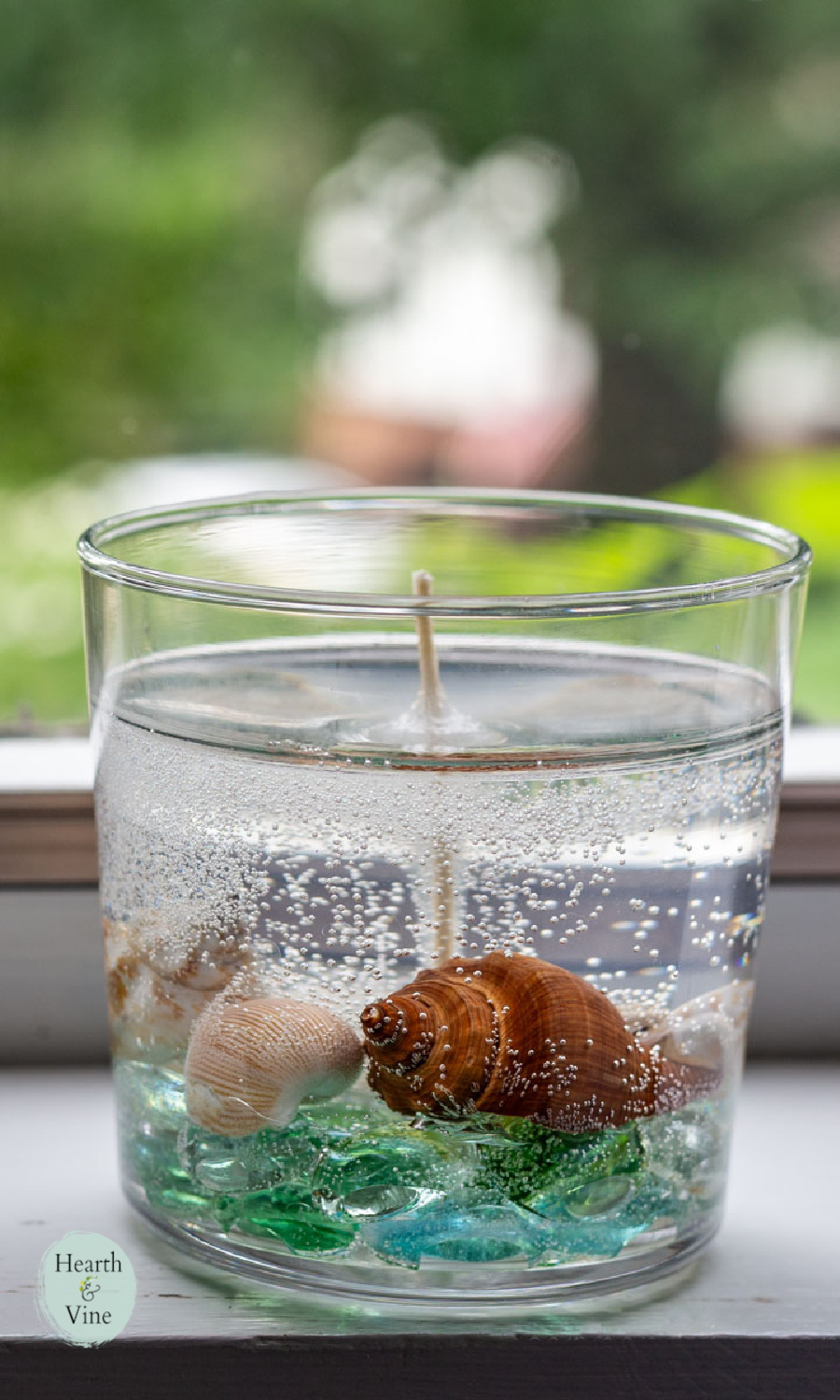 How to Make Gel Candles with Sea Shells