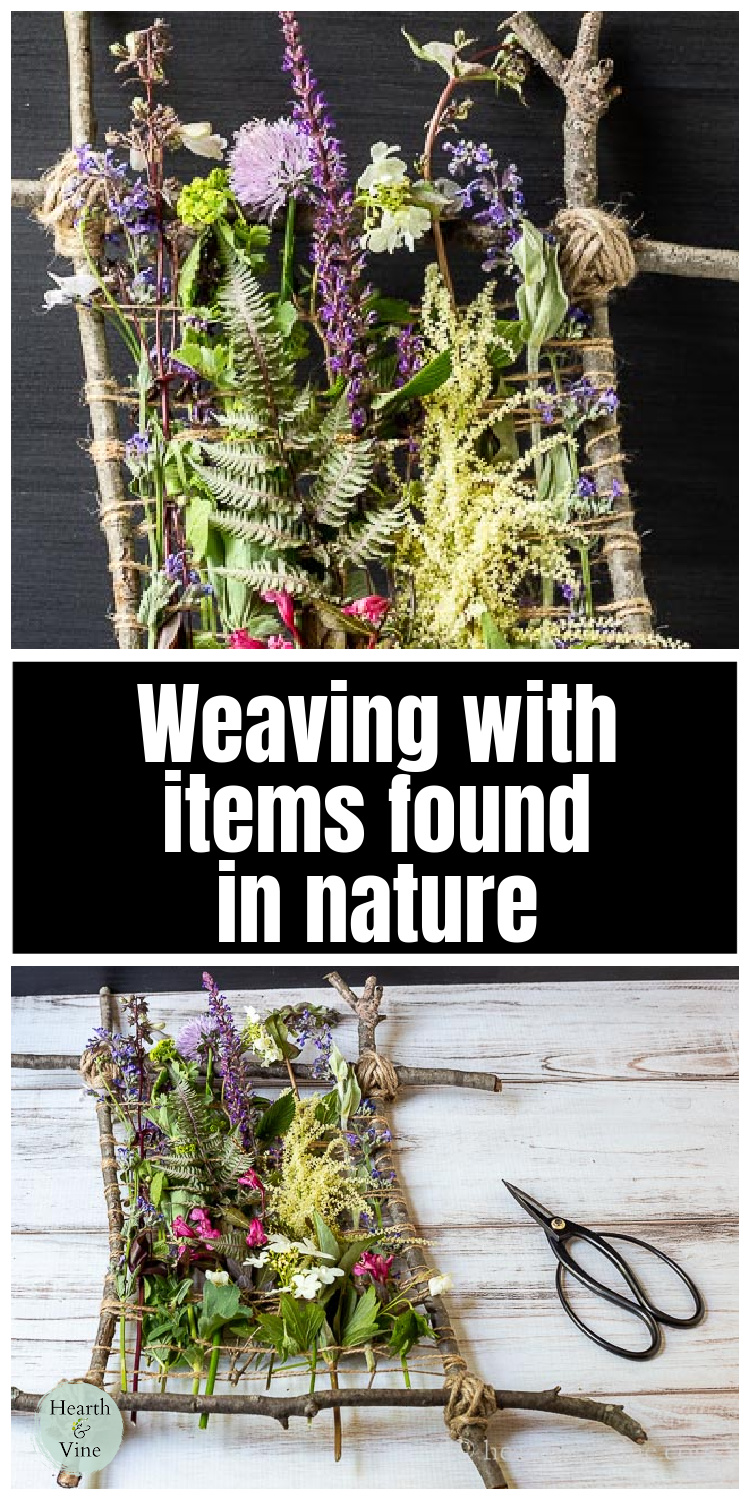 Nature Weaving A Fun Summertime Activity