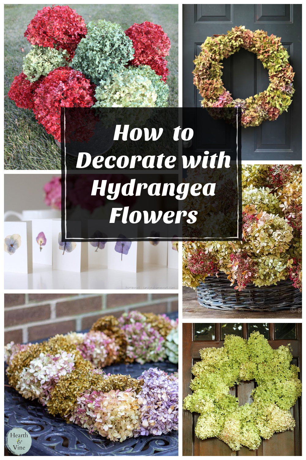 Hydrangea Decorating Ideas - DIY Home Decor from the Garden