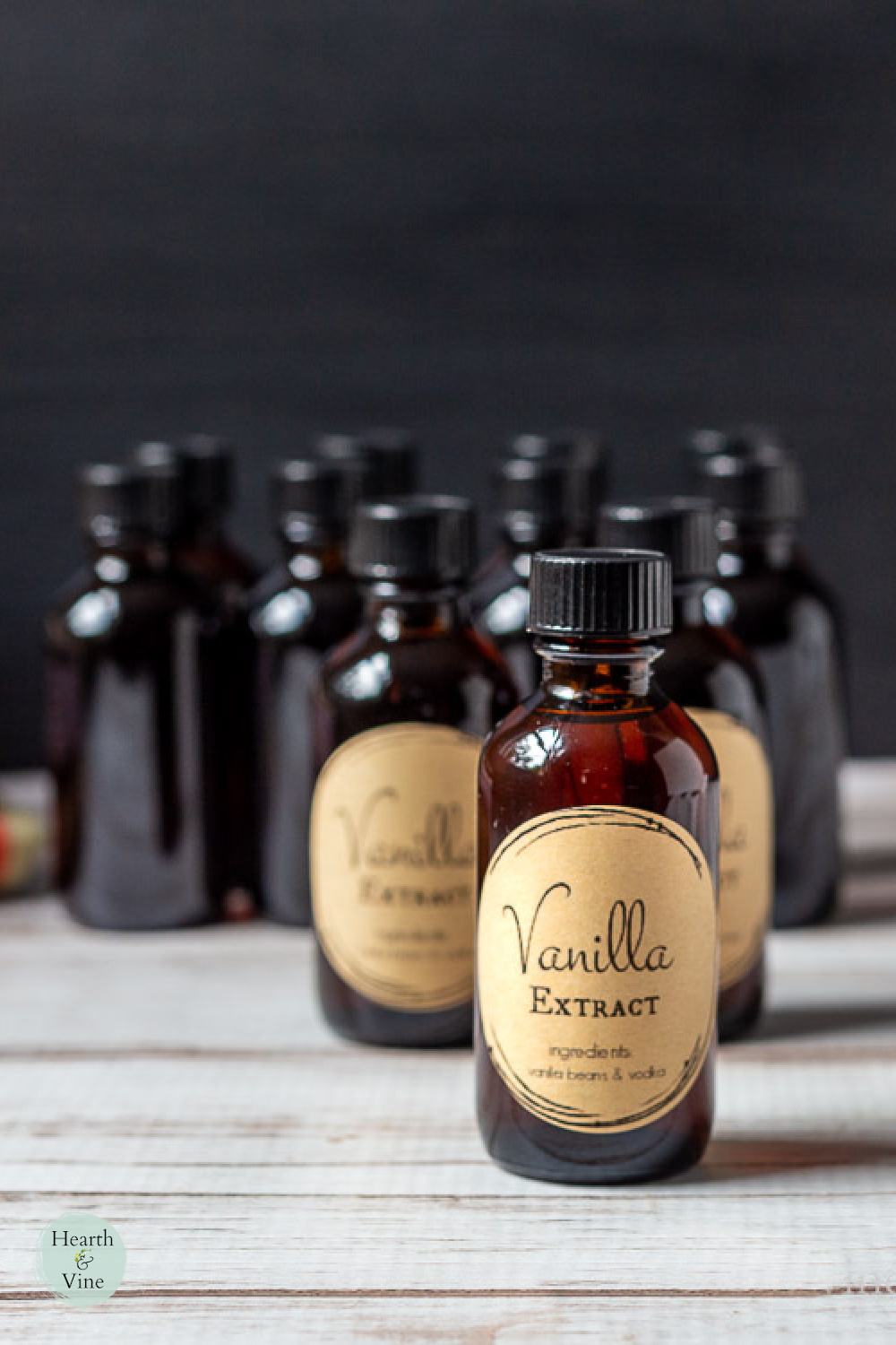 Homemade Vanilla Extract - Great Handmade Gift Idea with Labels