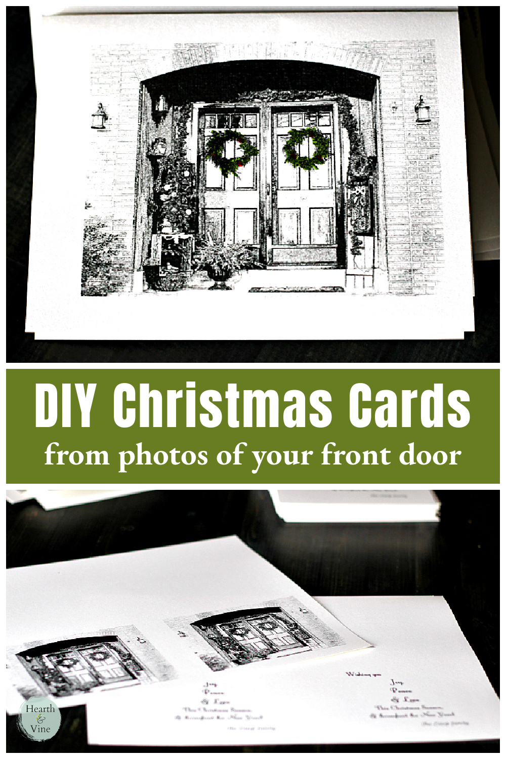 How to Make a Custom Christmas Card from a Photo