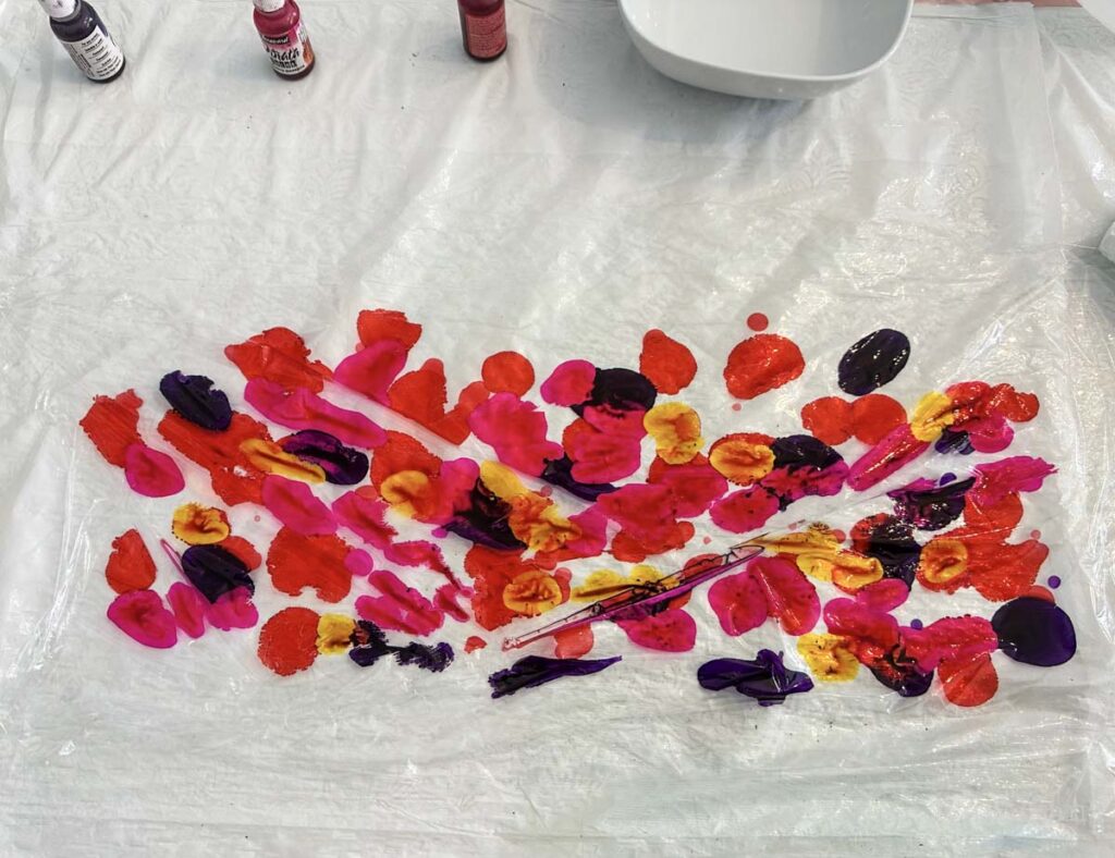 Alcohol Ink with Plastic Wrap - Easy Craft with Amazing Results