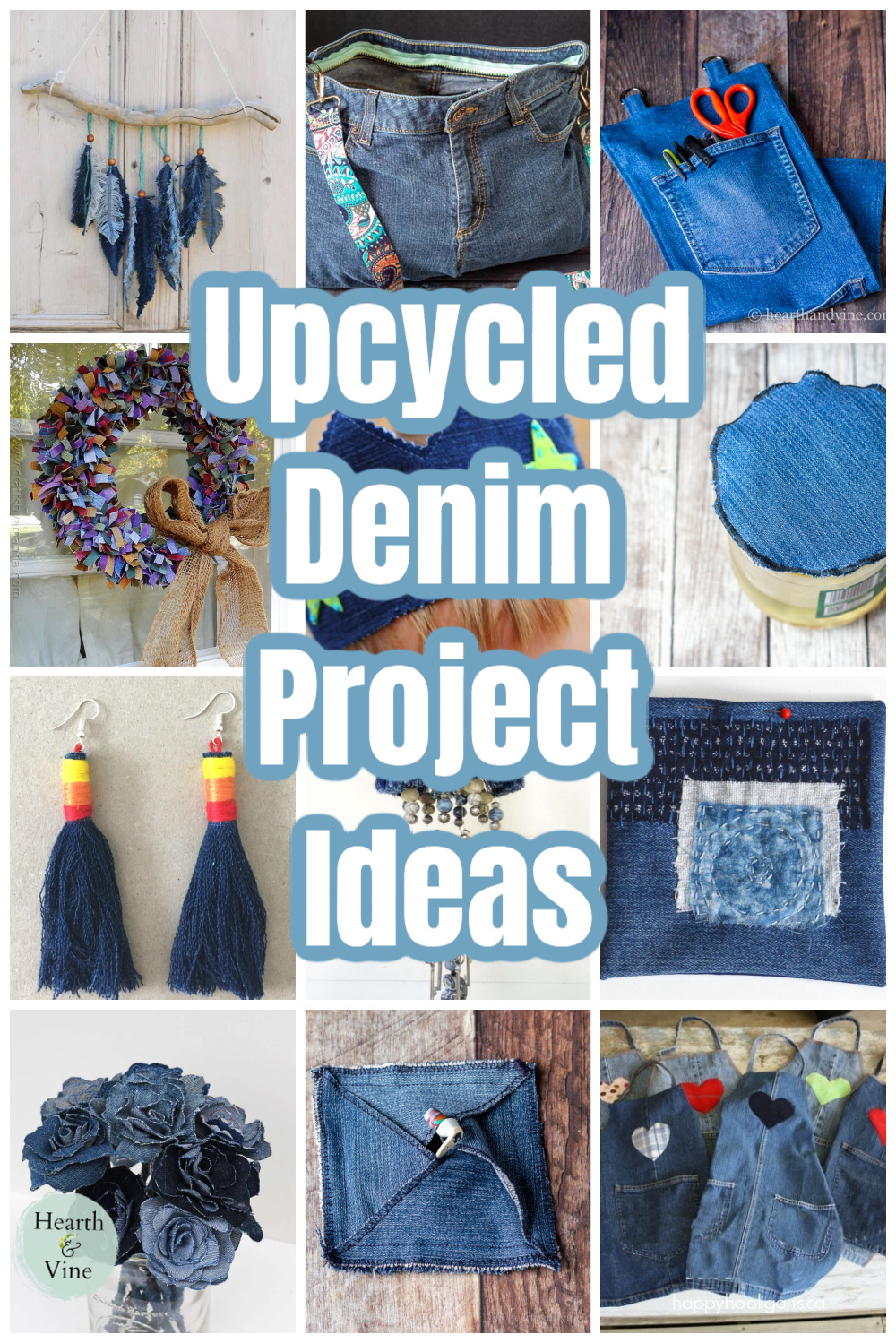 Denim Projects: Upcycle Jeans Ideas | Hearth and Vine