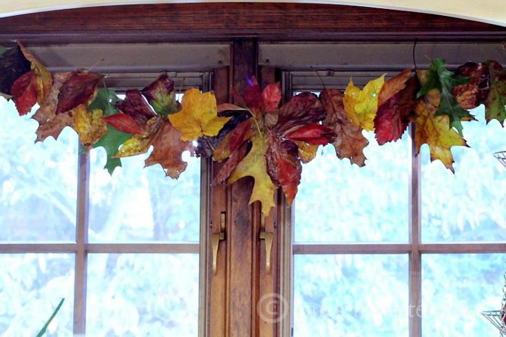 Fall Leaf Garland: Decorating with the Beauty of Nature | Hearth and Vine