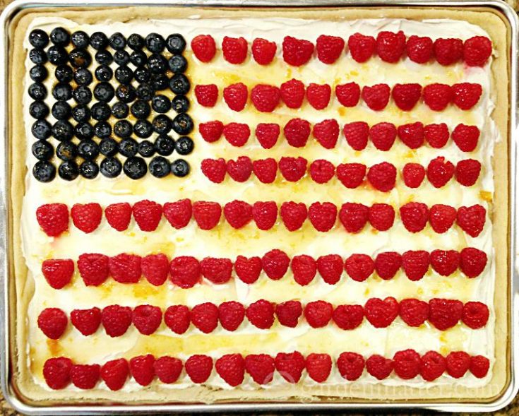 Easy Flag Fruit Tart