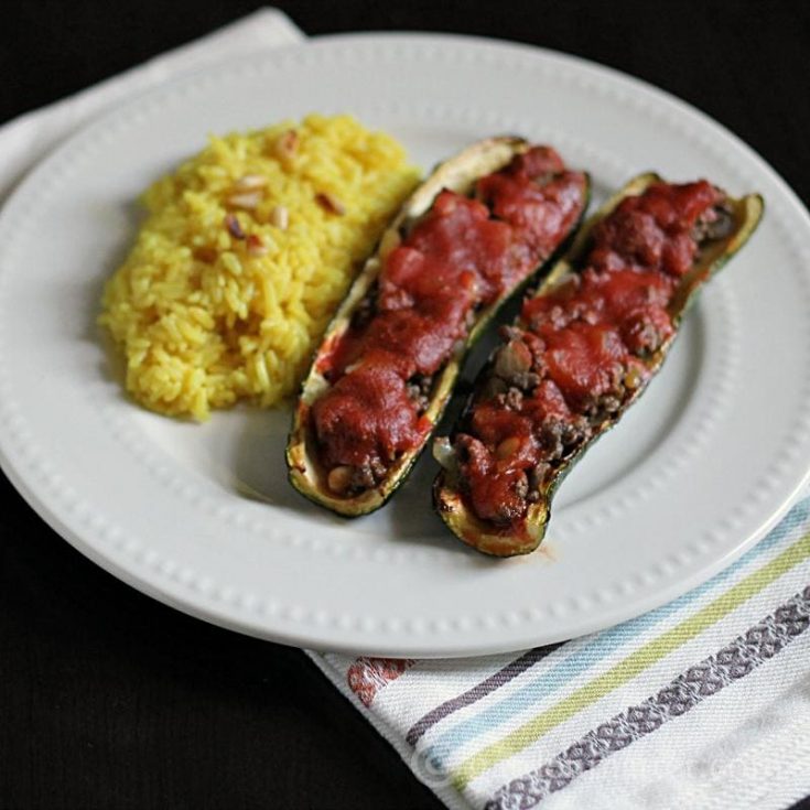 Lebanese Stuffed Zucchini AKA Kousa